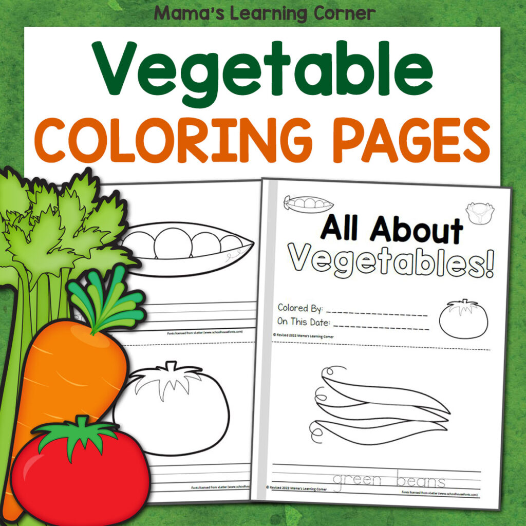Vegetable Coloring Pages | Made By Teachers