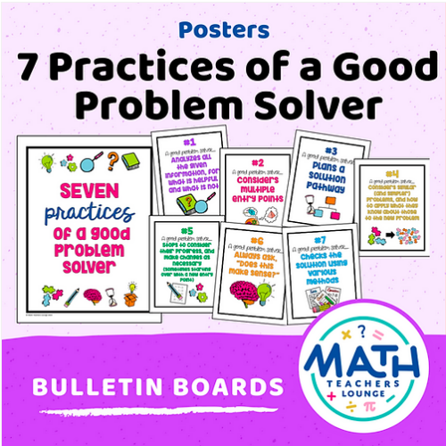 Secondary Math Poster Bundle - Made By Teachers