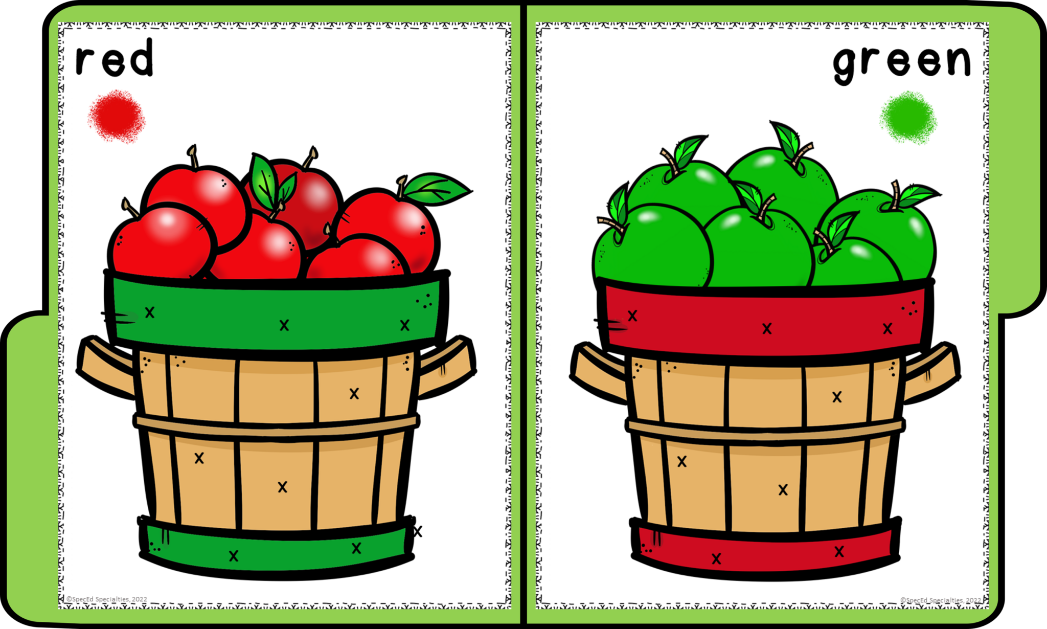 Fall File Folders for September in Special Education - Made By Teachers