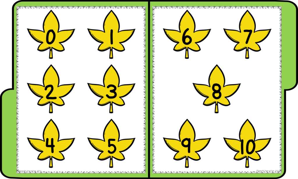 Fall File Folders for September in Special Education - Made By Teachers