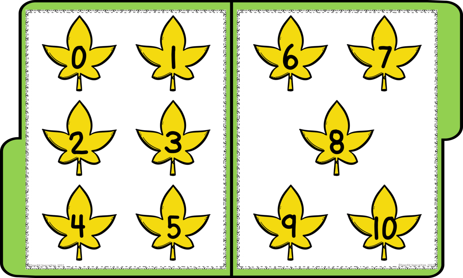 Fall File Folders for September in Special Education - Made By Teachers