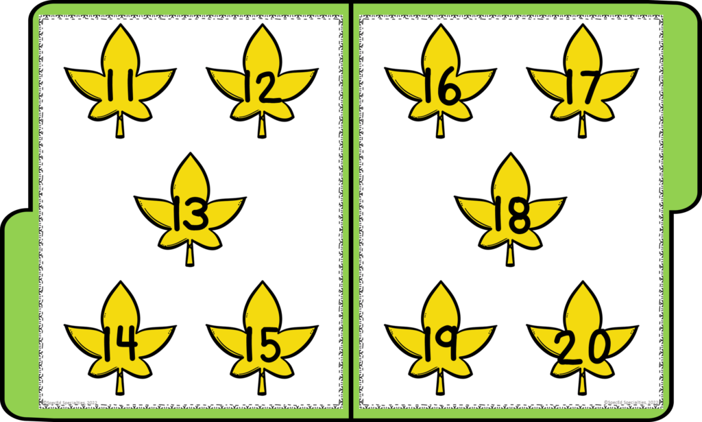 Fall File Folders for September in Special Education - Made By Teachers