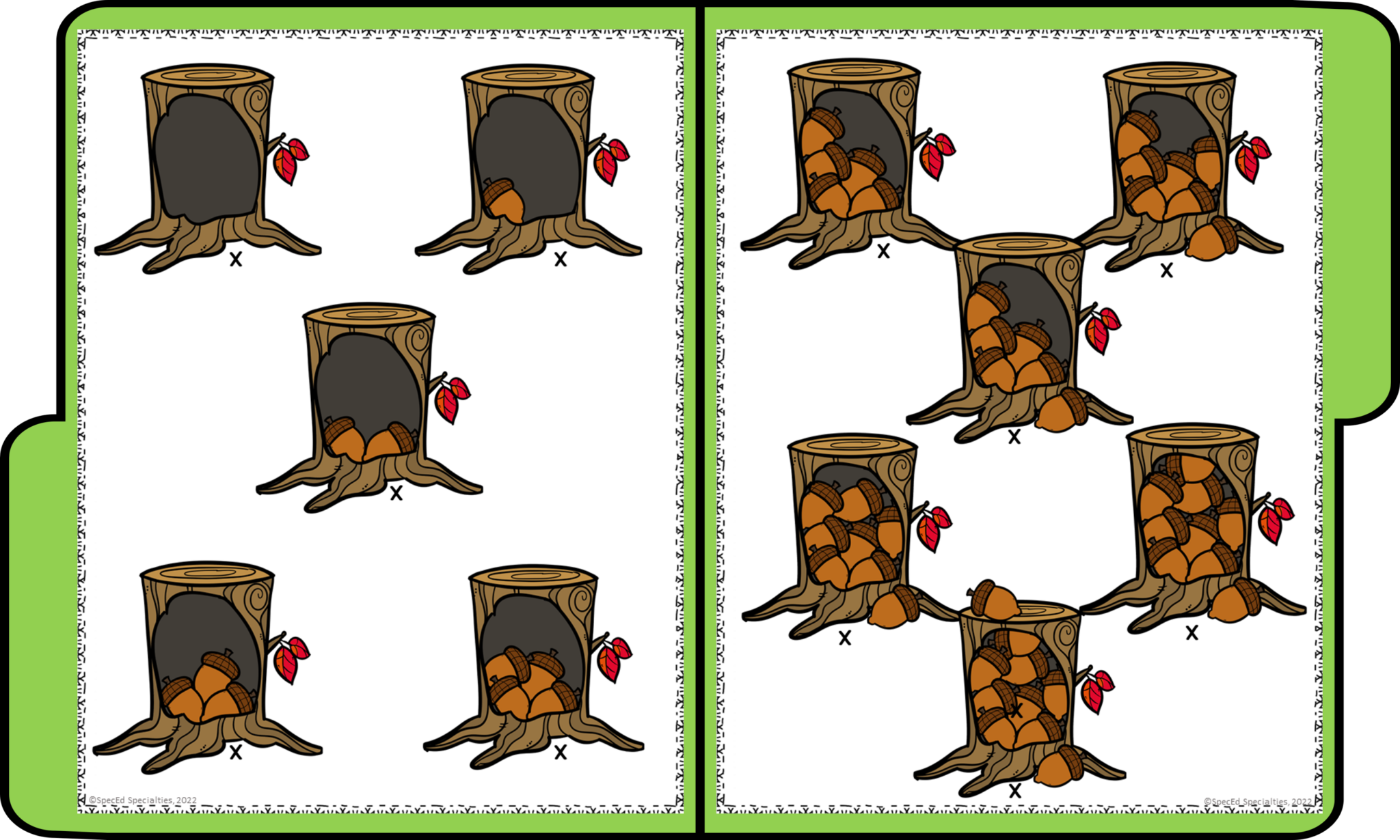 Fall File Folders for September in Special Education - Made By Teachers