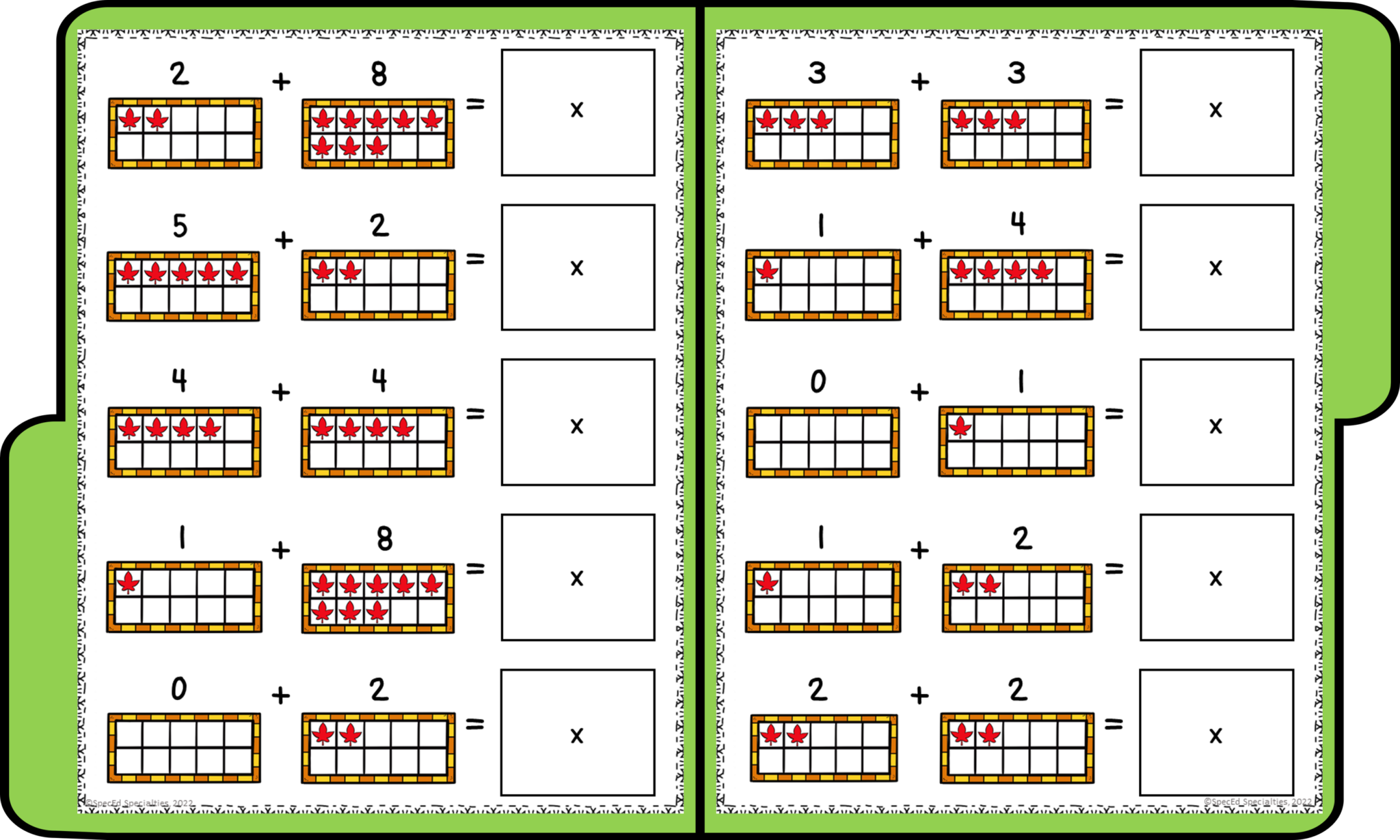 Fall File Folders for September in Special Education - Made By Teachers