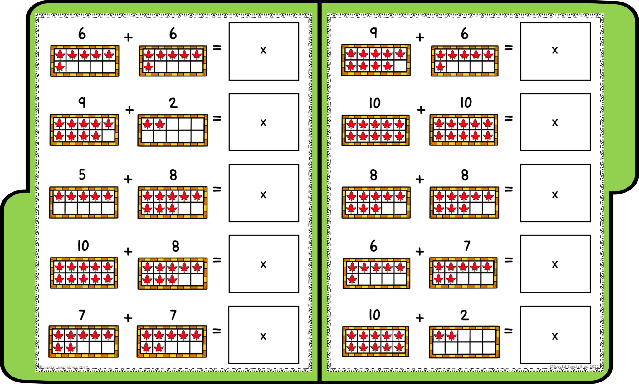 Fall File Folders for September in Special Education - Made By Teachers