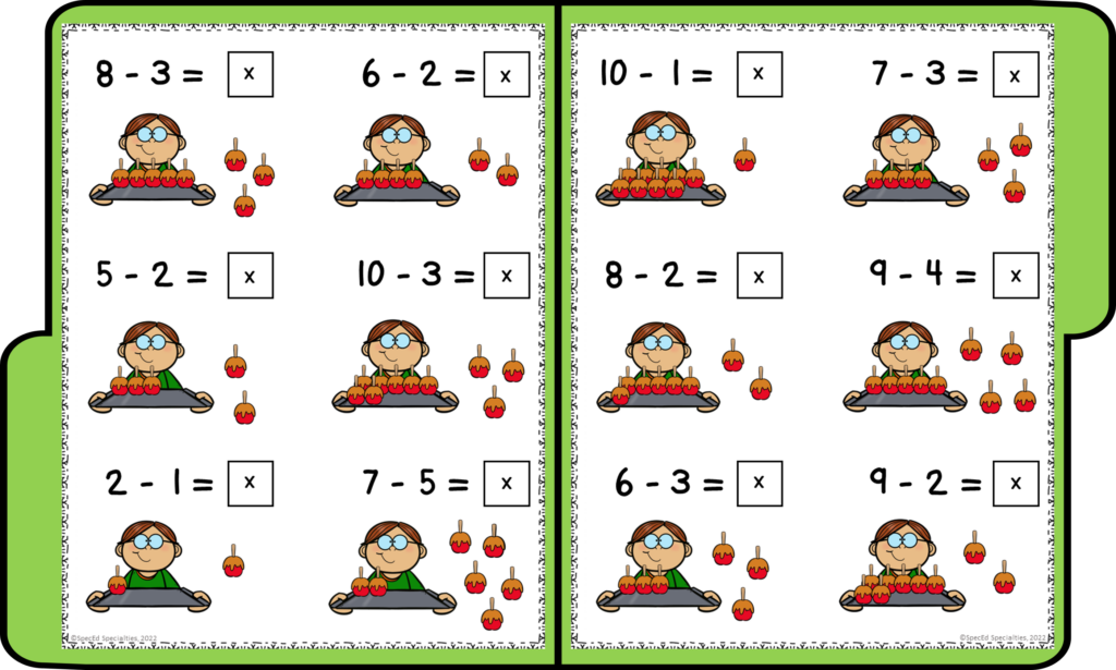 Fall File Folders for September in Special Education - Made By Teachers