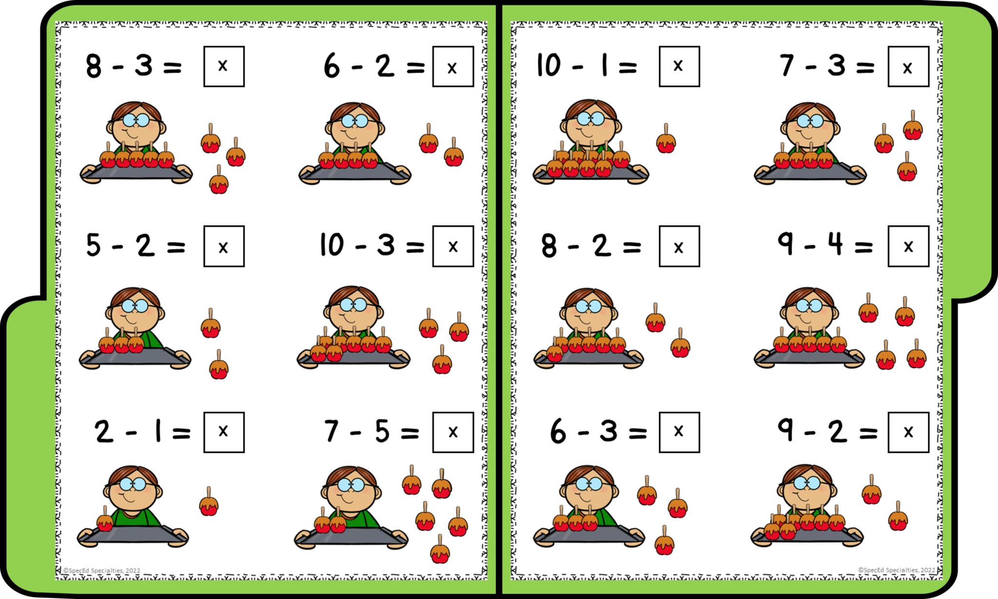 Fall File Folders for September in Special Education - Made By Teachers