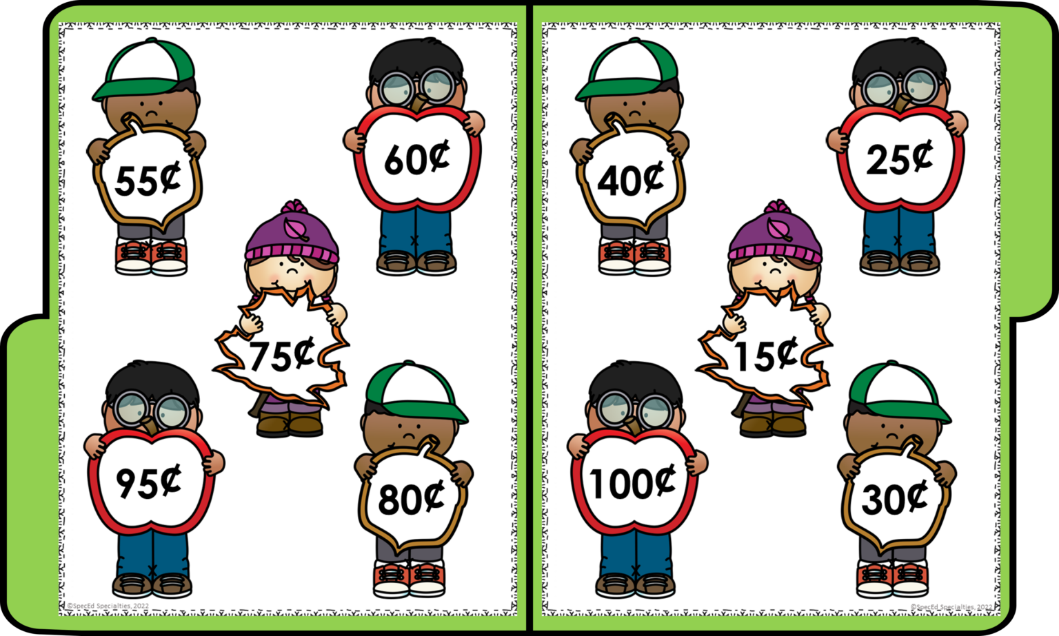 Fall File Folders for September in Special Education - Made By Teachers