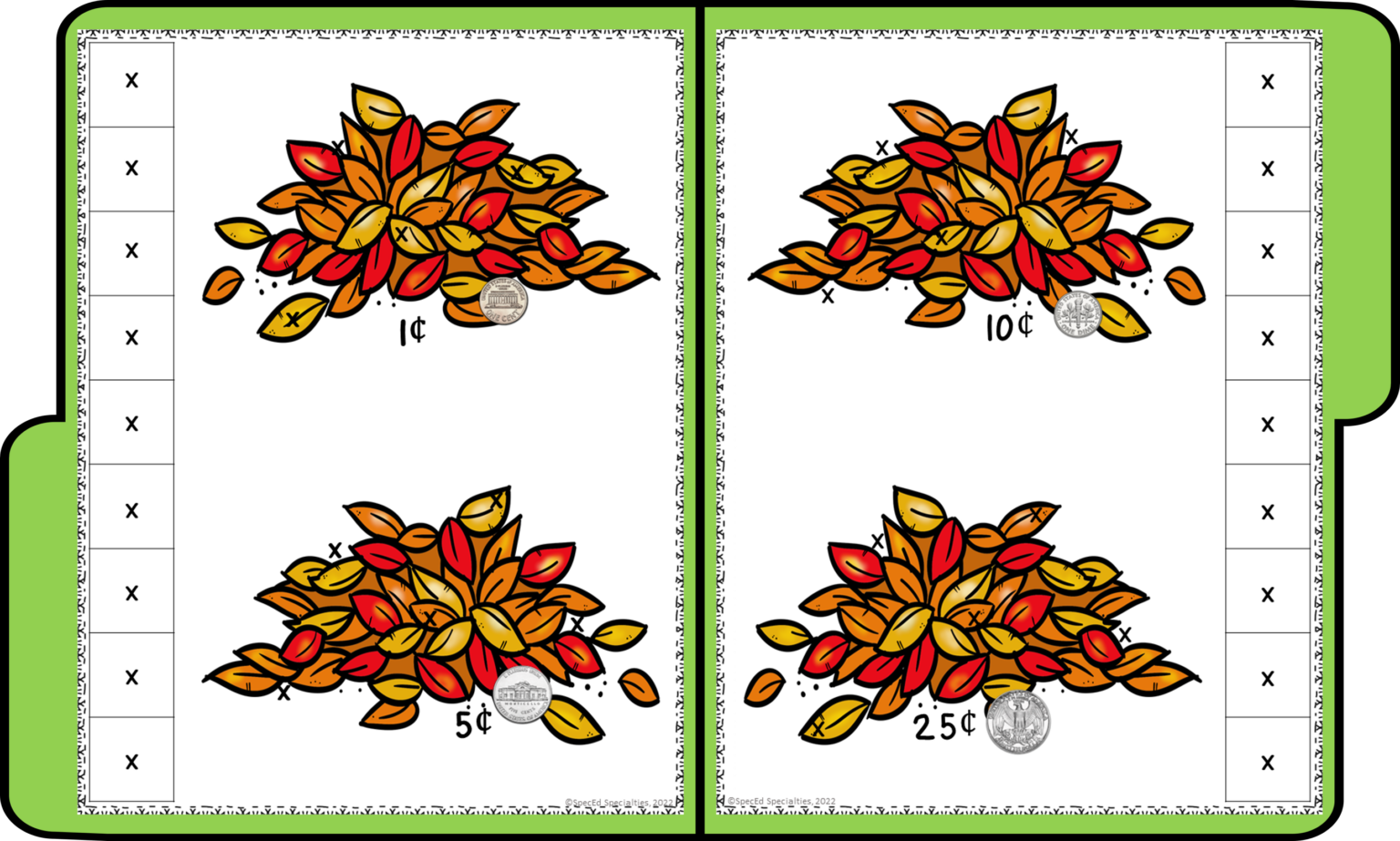 Fall File Folders for September in Special Education - Made By Teachers