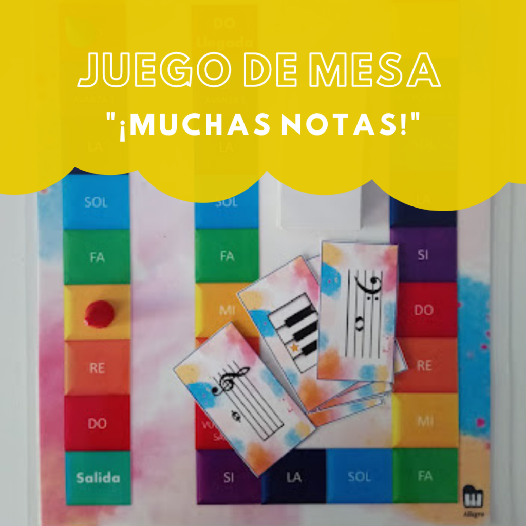 Juego de mesa musical - ¡Muchas notas! | Made By Teachers