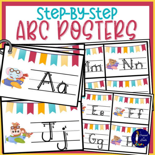 Colorful Step-by-Step ABC Posters - Made By Teachers