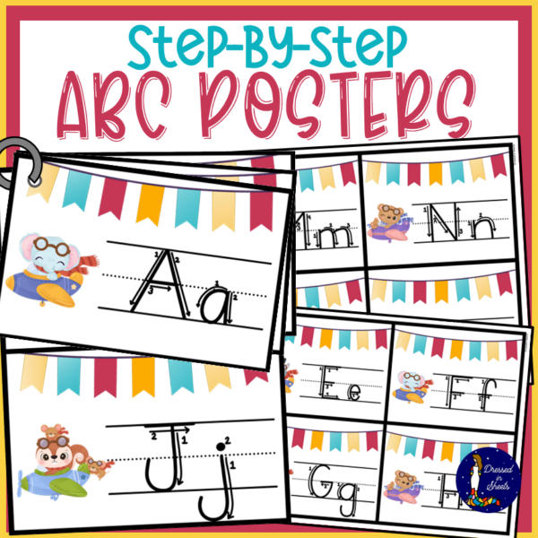Colorful Step-by-Step ABC Posters - Made By Teachers