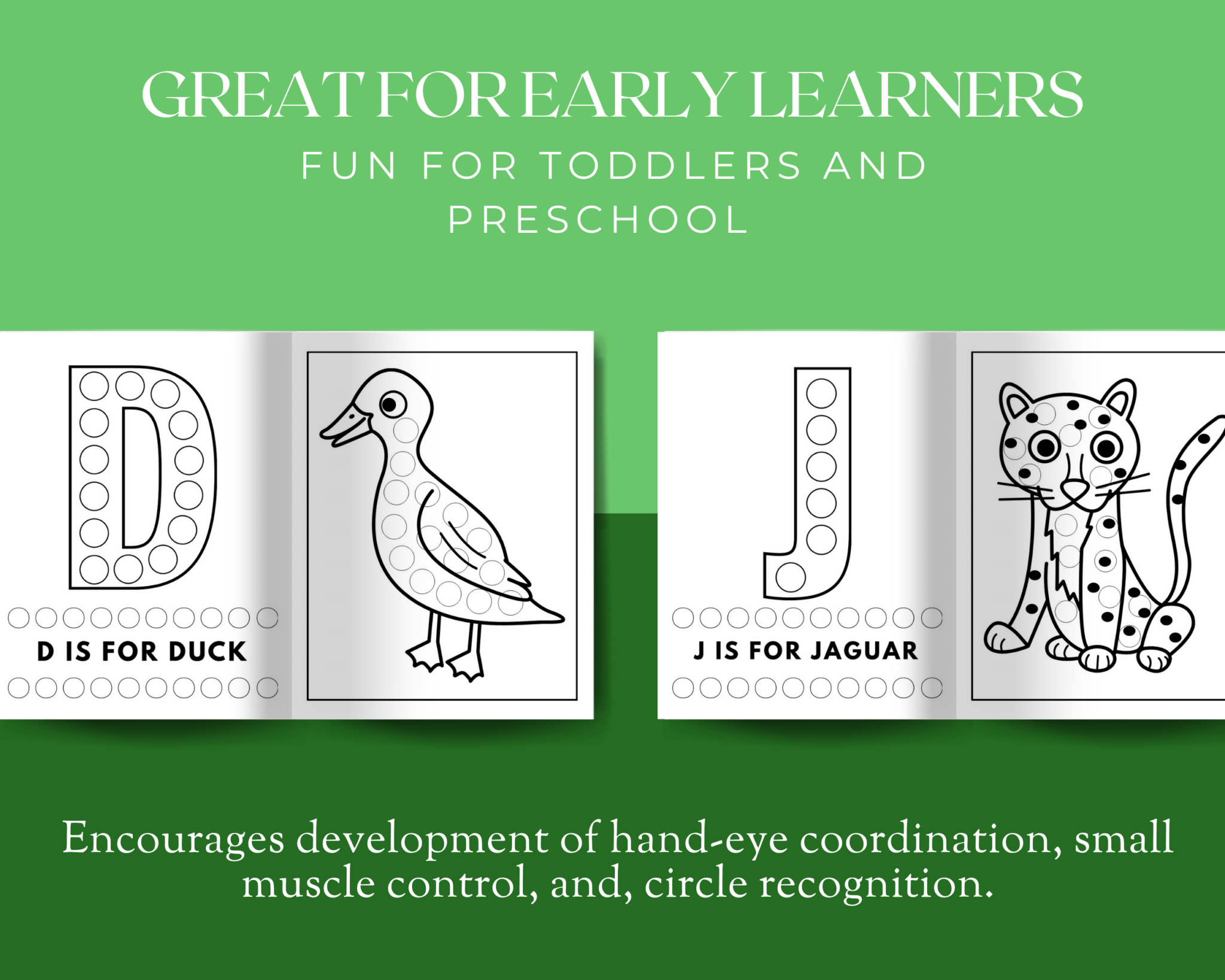 Dab Dot Marker Activity Alphabet A - Z Printable Activity Sheets | Made ...