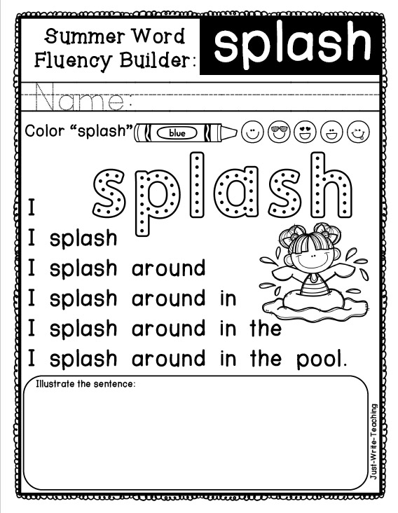 First Grade Summer Reading Fluency Builders - Set 2 | Made By Teachers