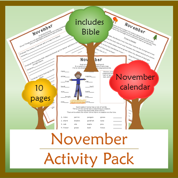 November Activity Pack | Made By Teachers