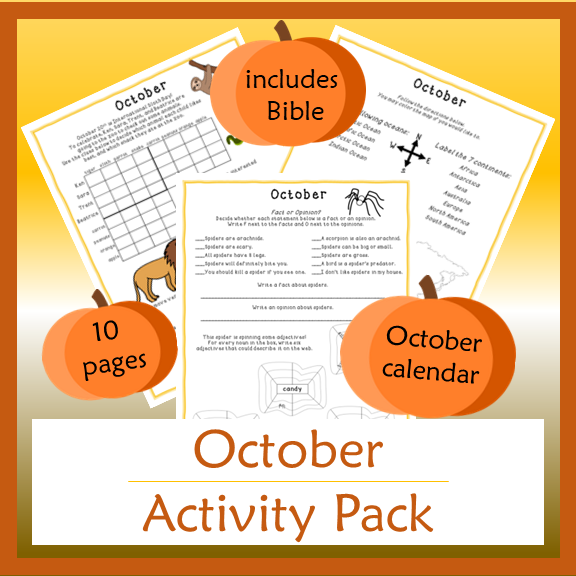 October Activity Pack | Made By Teachers
