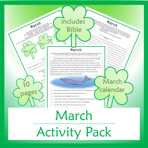 March Activity Pack | Made By Teachers