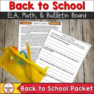 Back to School ELA, Math and Bulletin Board Activities | Made By Teachers