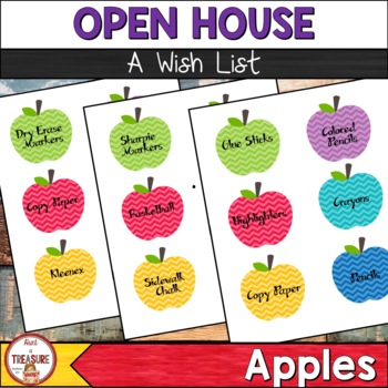 Open House and Meet the Teacher Back to School Wish List | Made By Teachers
