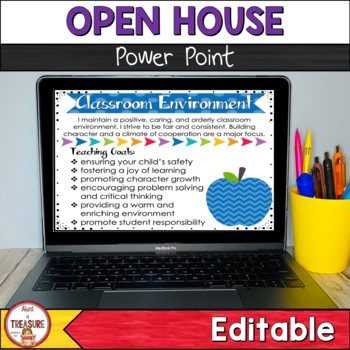 Open House Meet the Teacher Back to School PowerPoint | Made By Teachers