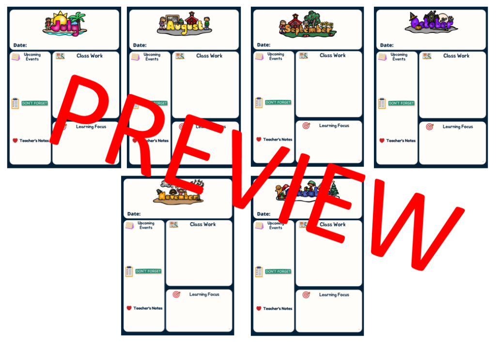 Editable Monthly Newsletters - Made By Teachers