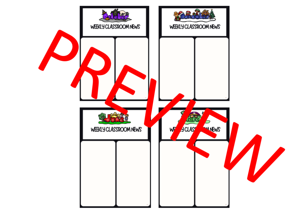 Editable Weekly Classroom Newsletters | Made By Teachers