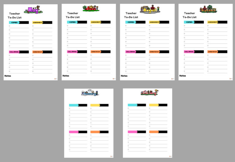 Editable Teacher Forms - Made By Teachers