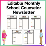 Editable School Counselor Newsletter Templates | Made By Teachers