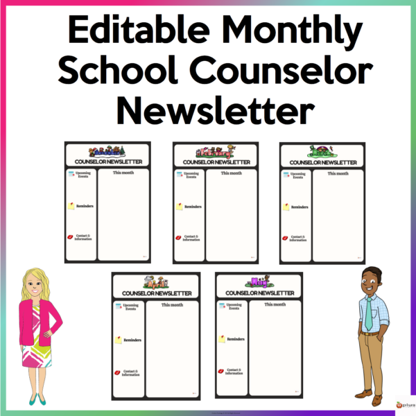 Editable School Counselor Newsletter Templates - Made By Teachers