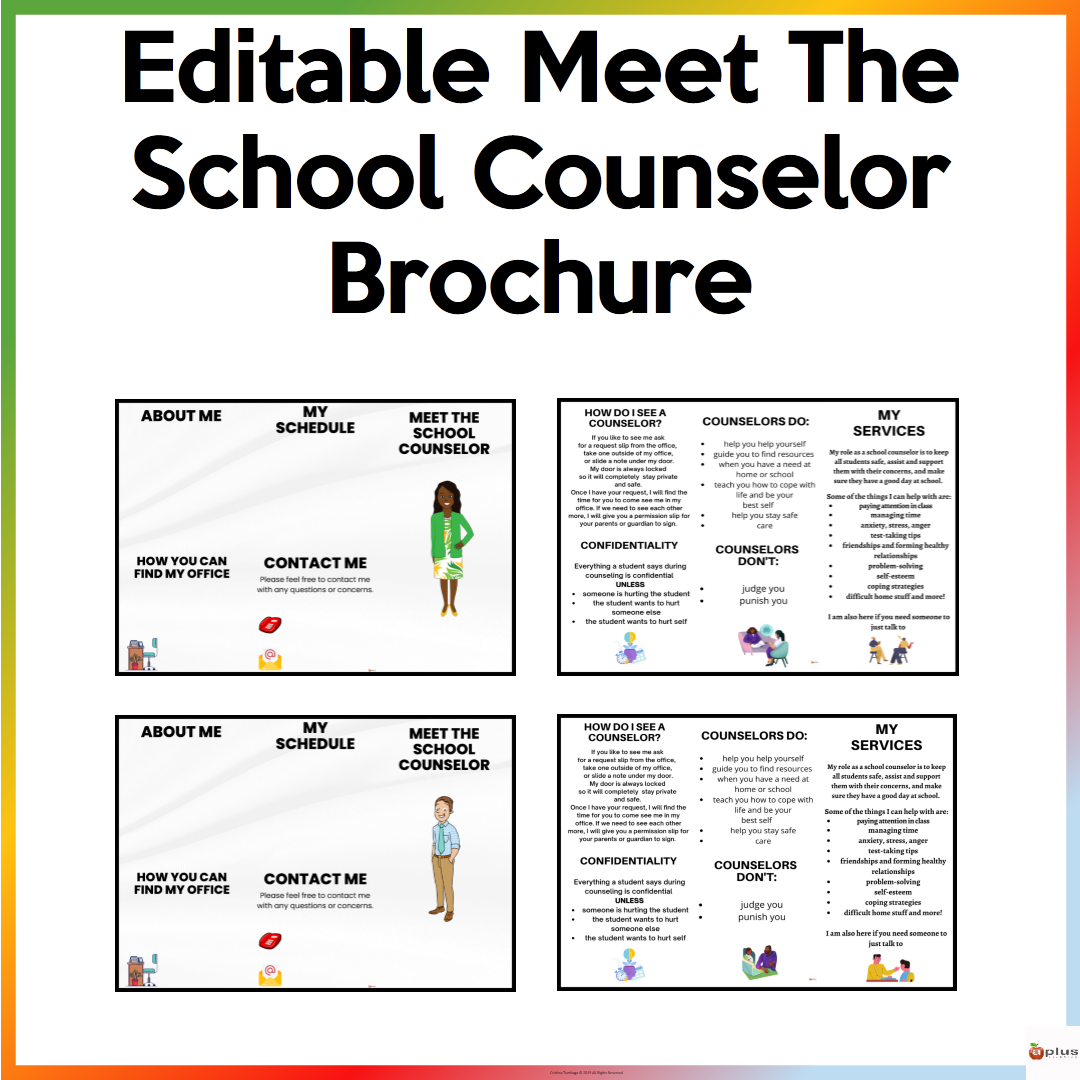 Meet The Counselor Brochure | Made By Teachers