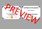 Graduation Certificates for Counselor, Social Worker Teens Theme - Made ...