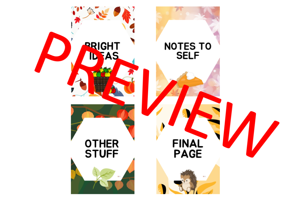Counselor Central Binder Set Fall Theme | Made By Teachers