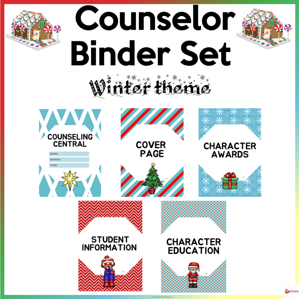 Counselor Central Binder Set Fall, Winter, Spring Theme Bundle | Made ...