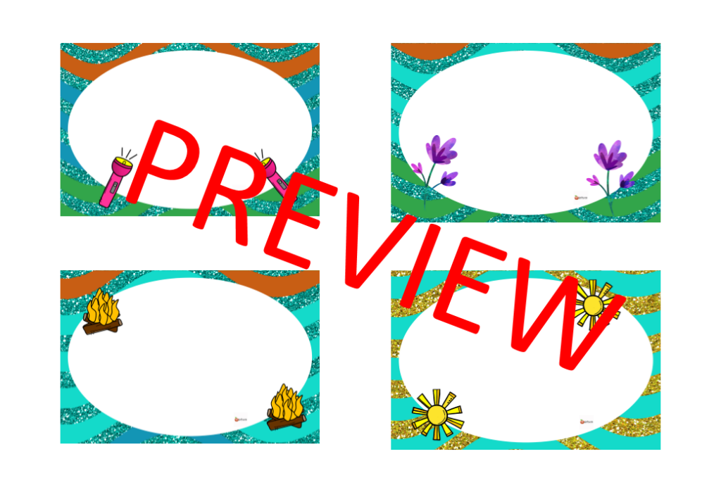 Editable Labels for Journals, Notebooks, and Folders Summer Theme ...