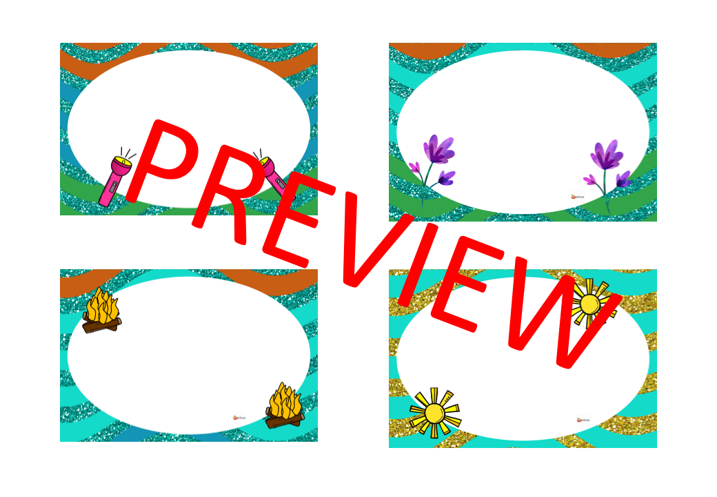 Editable Labels for Journals, Notebooks, and Folders Summer Theme ...