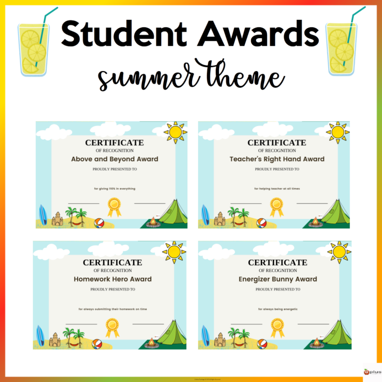 Editable Student Council Leadership Government Awards | Made By Teachers
