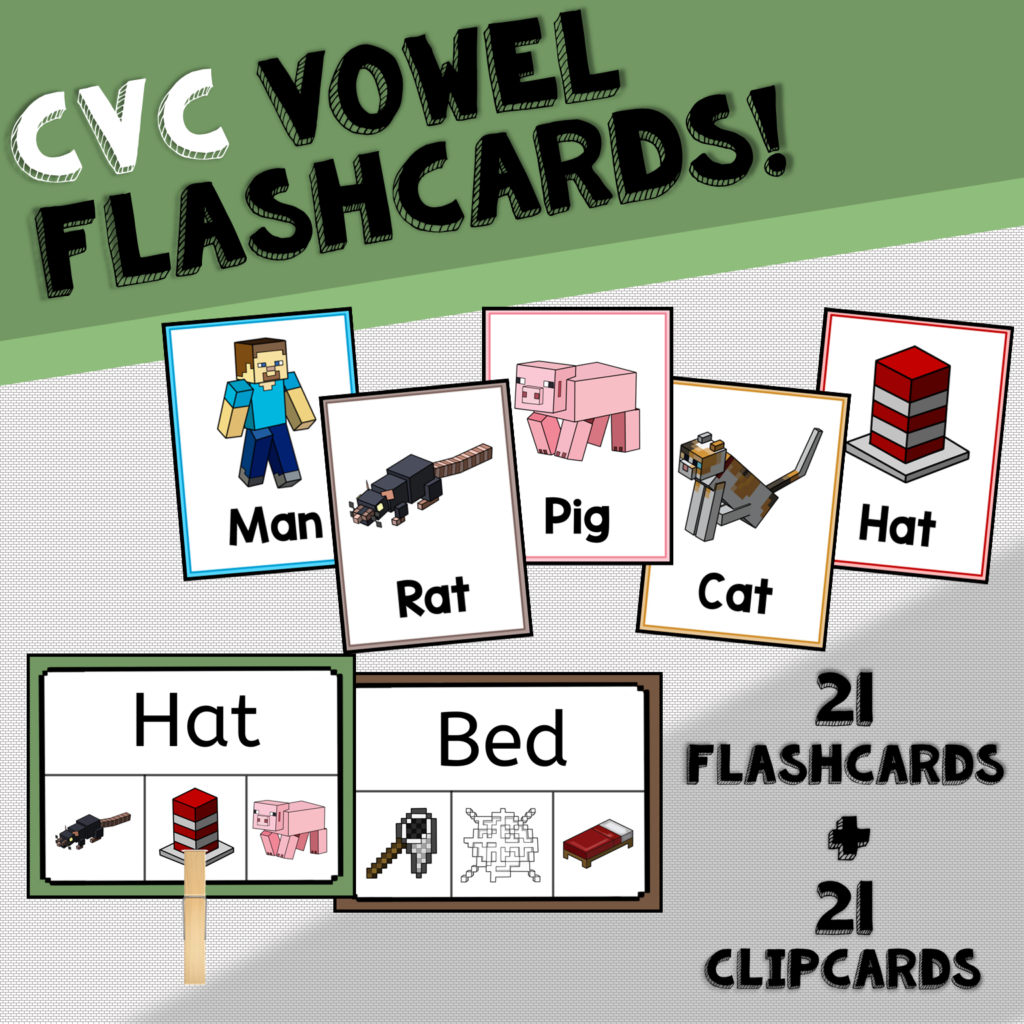 CVC Bundle - Minecraft Themed | Made By Teachers