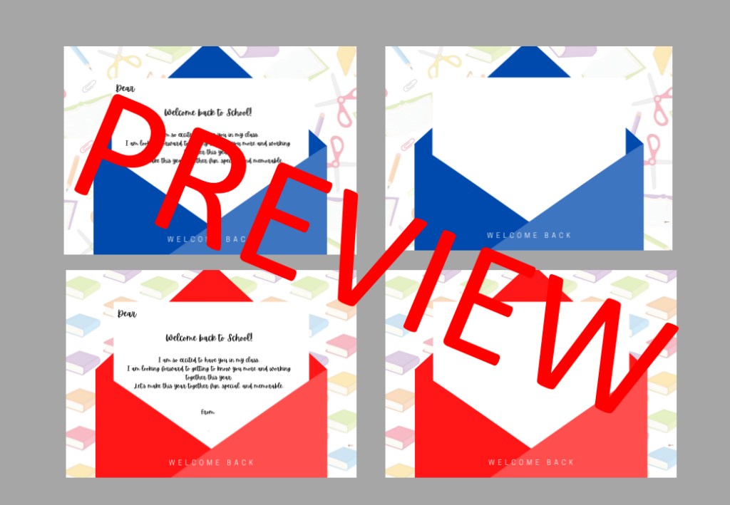 Editable Welcome Back To School Letter Theme | Made By Teachers