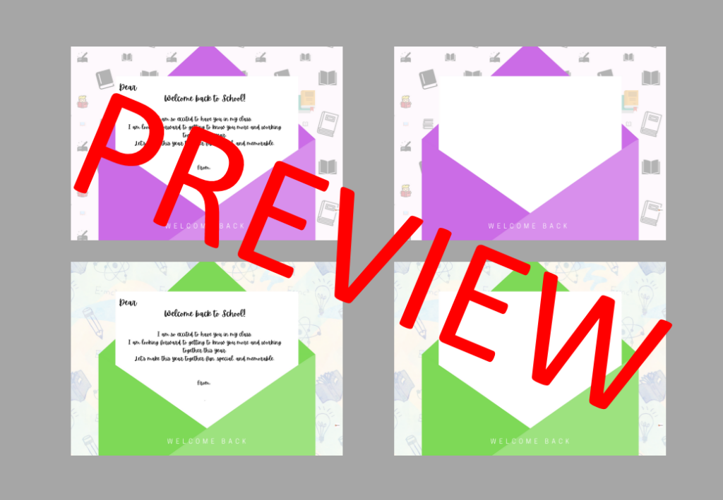 Editable Welcome Back To School Letter Theme | Made By Teachers