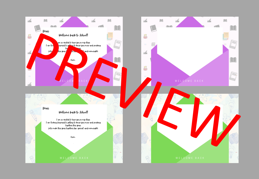 Editable Welcome Back To School Letter Theme | Made By Teachers