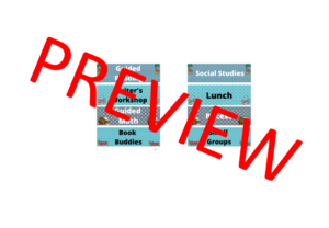 Schedule Card Labels and Daily Agenda Reminders Classroom Display ...