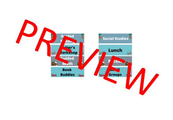 Schedule Card Labels and Daily Agenda Reminders Classroom Display ...