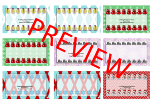 Editable Behavior Punch Cards Winter Theme | Made By Teachers