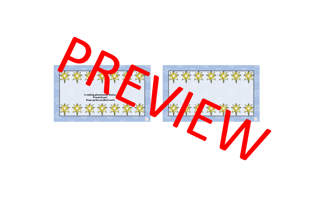 Editable Behavior Punch Cards Winter Theme - Made By Teachers