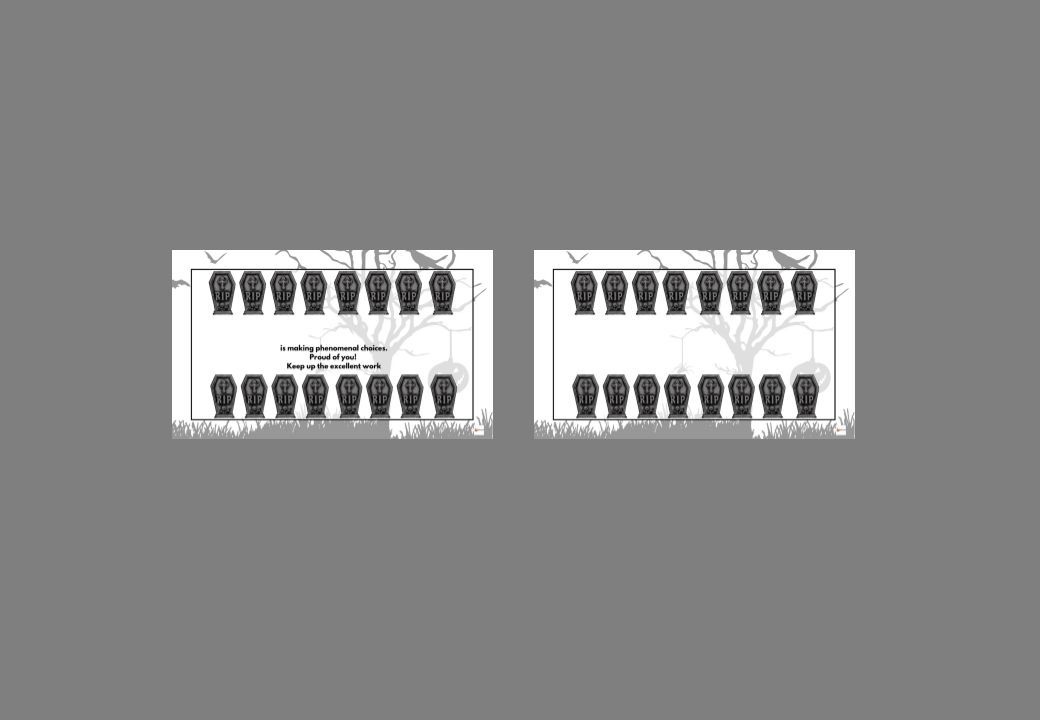 Editable Behavior Punch Cards Halloween Theme - Made By Teachers