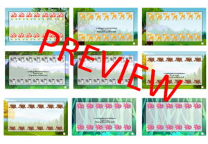 Editable Behavior Punch Cards Woodland Theme - Made By Teachers