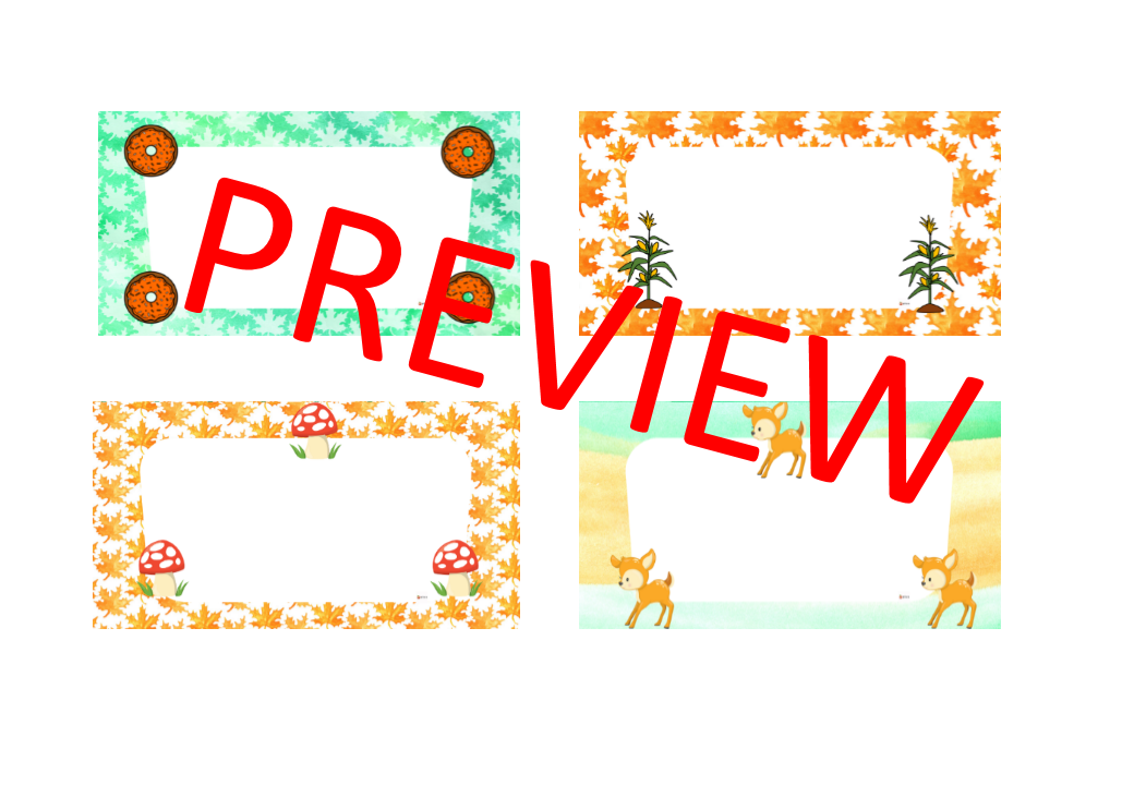 Editable Desk Name Tags Fall Theme | Made By Teachers