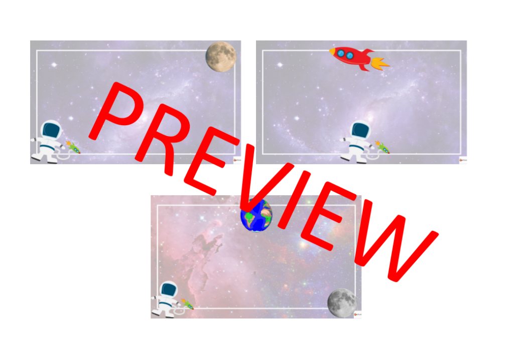 Editable Desk Name Tags Space Theme - Made By Teachers