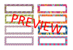 Editable Tote Tray Labels Spring Theme - Made By Teachers