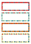 Editable Tote Tray Labels School Theme - Made By Teachers